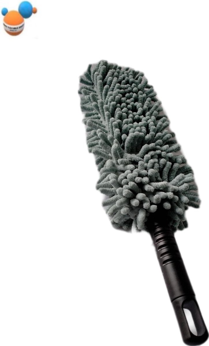 Microvezel chenille plumeau / stoffer groen - plumeau - Chenille ...