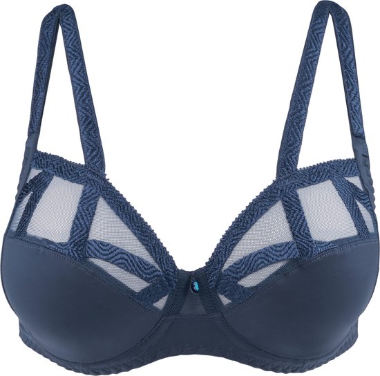Louisa Bracq - Serie Beugel BH Kobalt - maat 100F - Blauw | bol