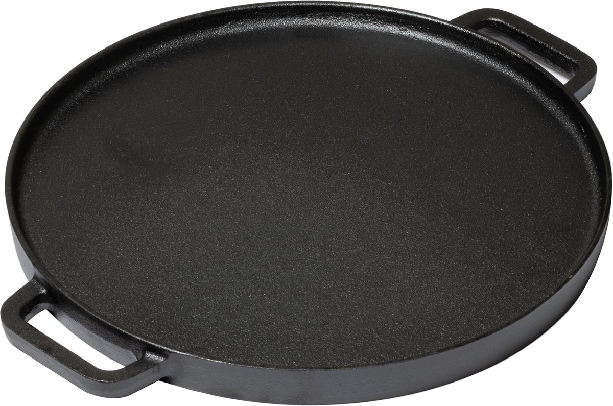 Blackwell Grillplaat BBQ Gietijzer Zwart ø 30 cm - Zonder anti ...