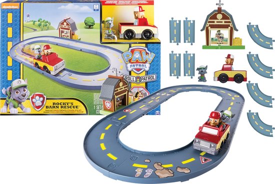 Paw Patrol Rocky's Barn Rescue Track Set | bol