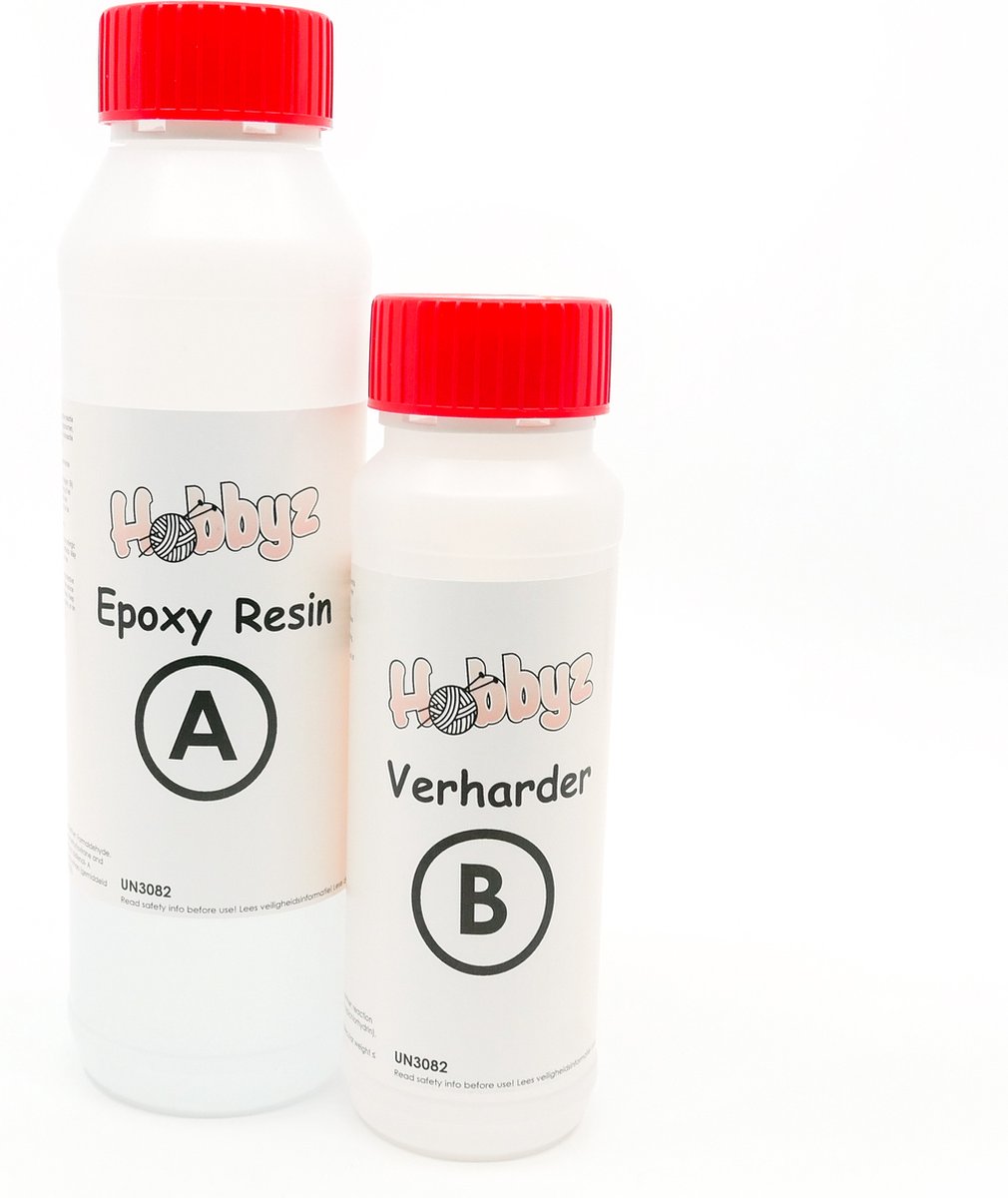 Compleet Resin Art / Epoxy pakket van Hobbyz- Inclusief Epoxy, Mallen ...