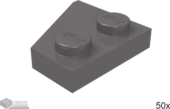 LEGO 24307 Donker blauwgrijs 50 stuks | bol.com