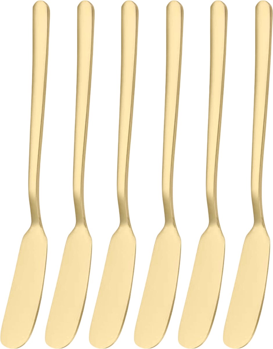 House of Husk Botermesjes Set - Goud - RVS - Botermes - Smeermessen ...