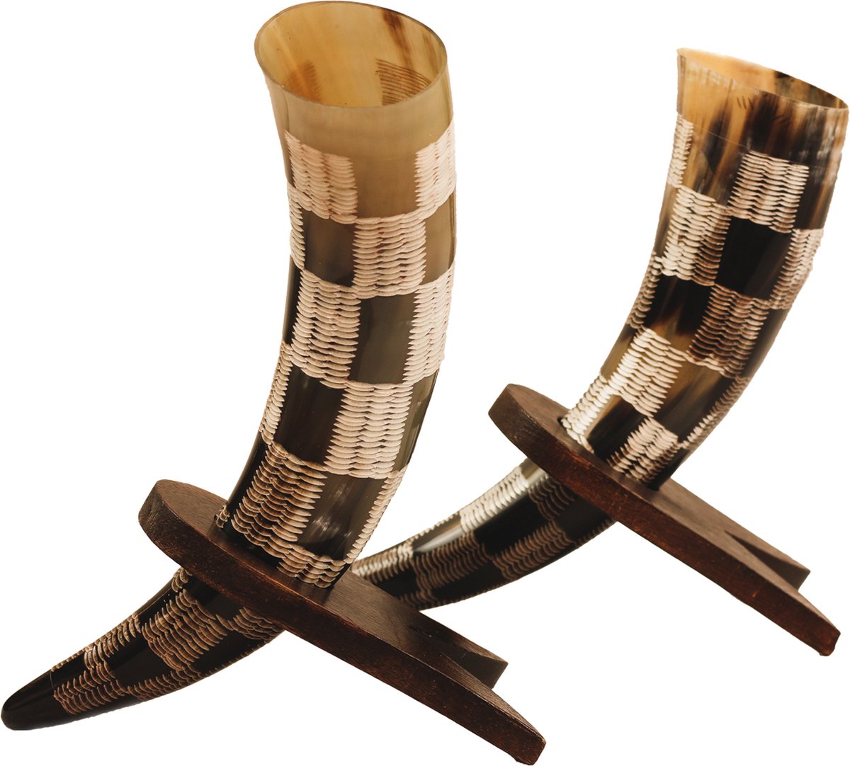 Viking hoorn geruit design - Viking hoorn - Viking beker - Uniek - Fair ...