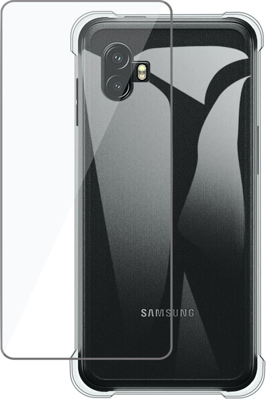 Samsung Galaxy Xcover 2 Pro Hoesje Transparant met Screenprotector Set - Gehard Glas... | bol.com