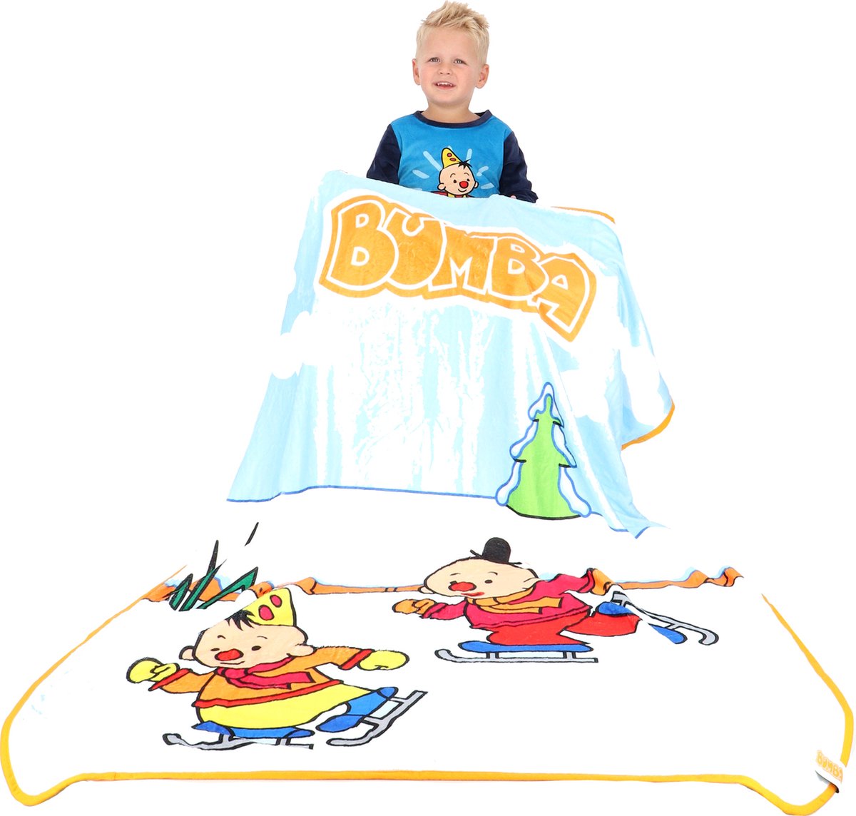 Bumba Plaid - Fleece deken - ice skating, met Stylus Pen. Maat 150 x 110 cm. | bol.com