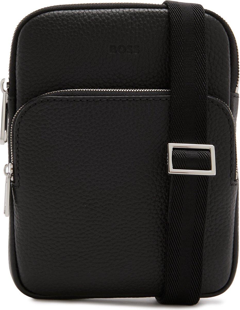 Hugo Boss BOSS Heren Crossbody tas Leer - Zwart | bol.com
