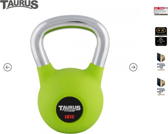 Taurus Premium Kettlebell 10 kg | bol