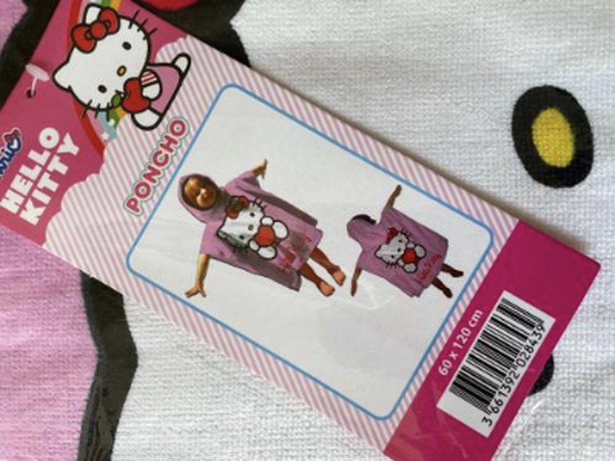 Hello Kitty poncho 60 x 120 | bol.com