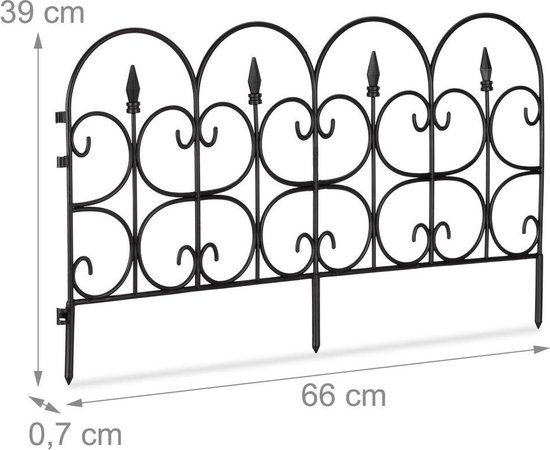 GartenMeister Tuinafscheiding in antraciet | bol.com