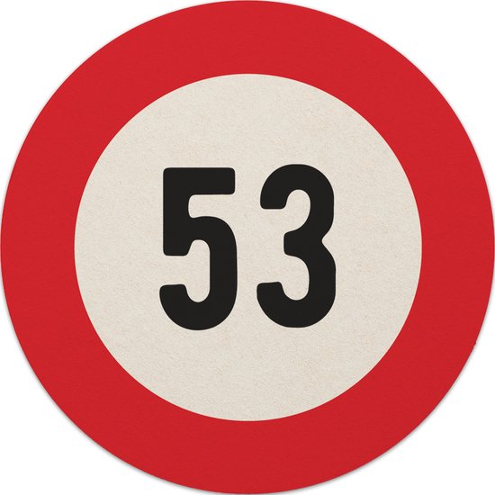 Bierviltjes 53 jaar | Bierviltjes 20 stuks | Bierviltjes verjaardag ...