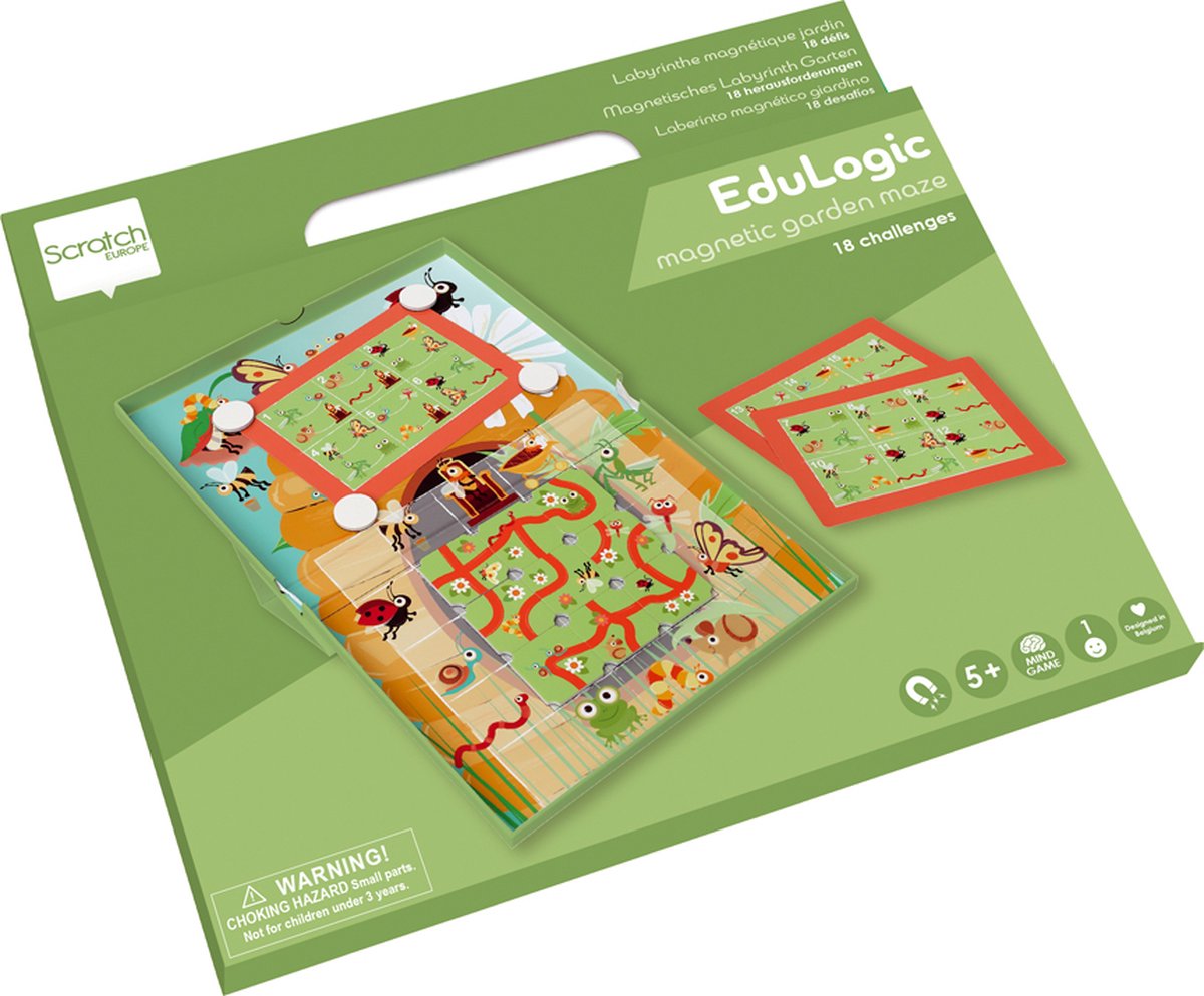 Coffret Scratch EduLogic : LABYRINTHE DE JARDIN MAZE (fermé), 25 ...