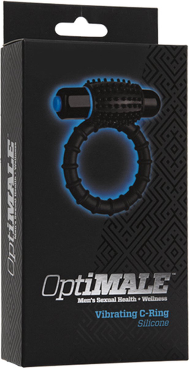 OptiMALE - Cockring Vibrant - Zwart - Gode - Vibromasseur - Pénis - Pompe Pénis -... | bol.com
