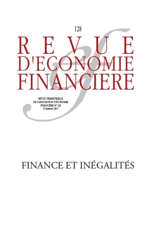 Revue d'économie financière - Finance et inégalités (ebook), Collectif | 9782376470175... | bol