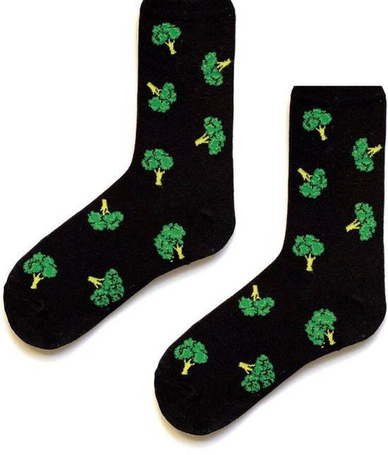 Sockston Socks - Broccoli Socks - Navy blue - Green - Grappige Sokken ...
