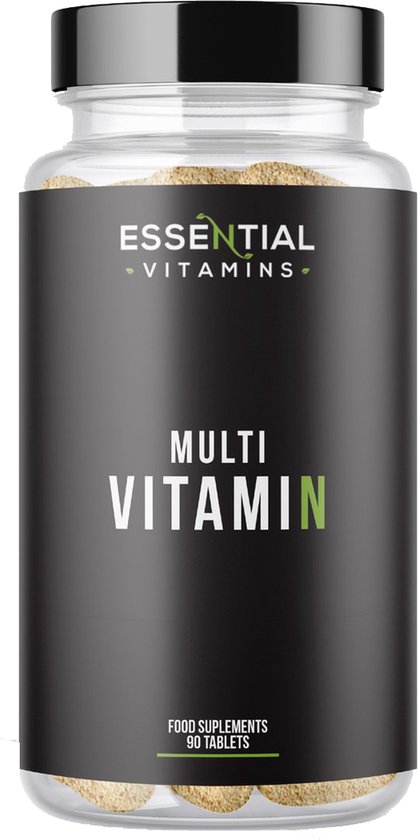 Essential Vitamins - Multivitamine - 90 Tabletten - Voedingssupplement ...
