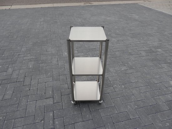 Credo Benelux, badkamer trolley, RVS keukenwagen, RVS trolley keuken ...