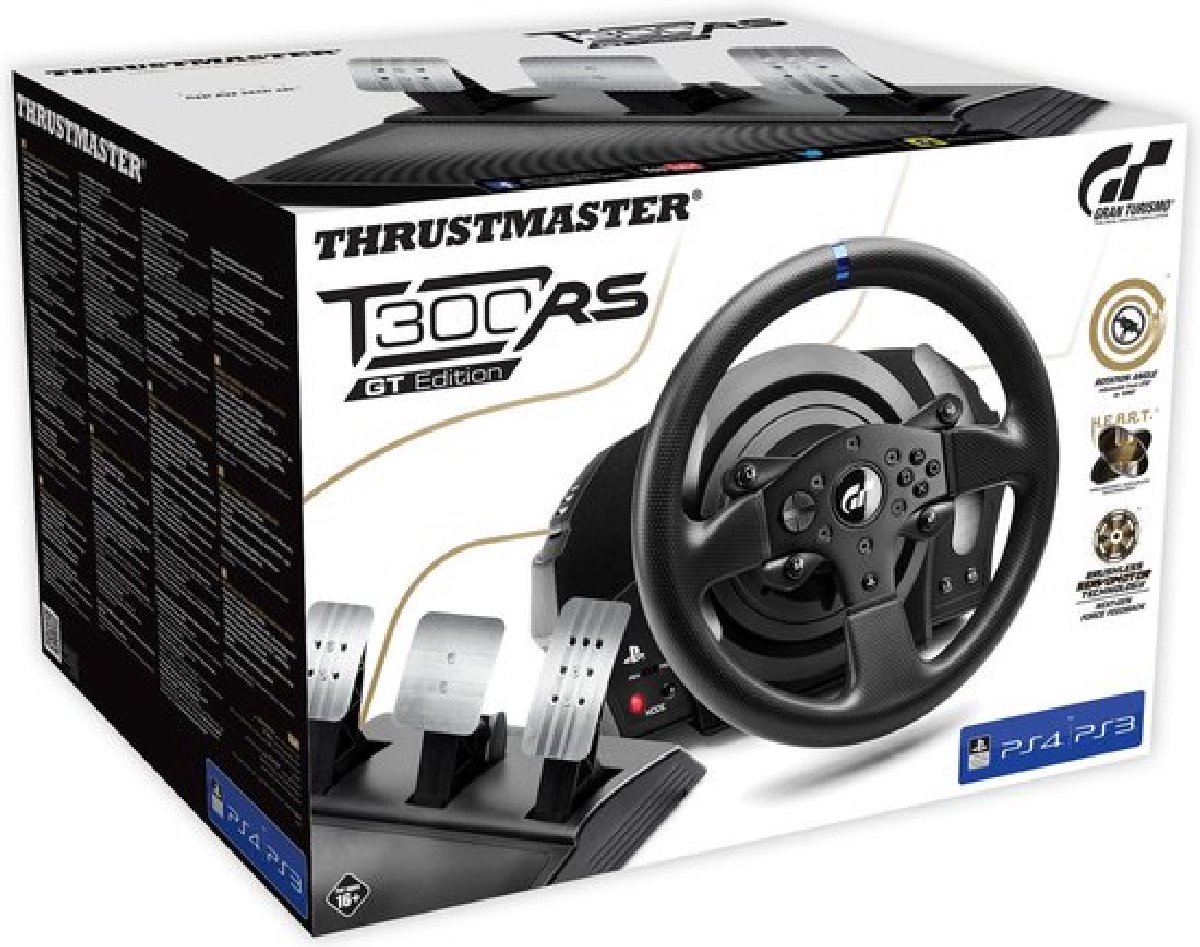 Thrustmaster T300 RS GT Racestuur - PC + PS5 + PS4 + PS3 | bol.com