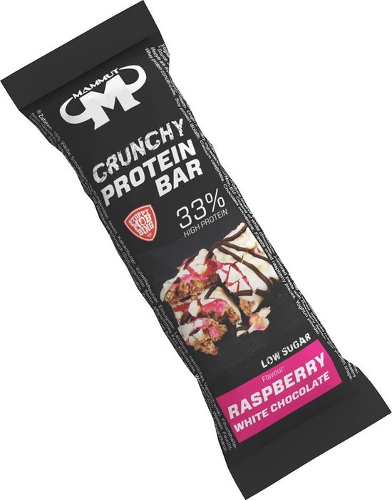 Crunchy Protein Bar (12x45g) Raspberry White Chocolate | bol