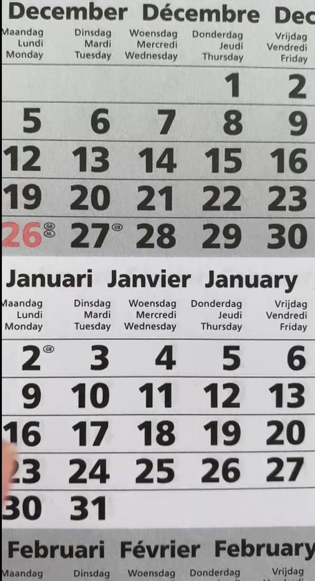 Bureaukalender / 3 maands kalender van edelstaal 2025 | bol