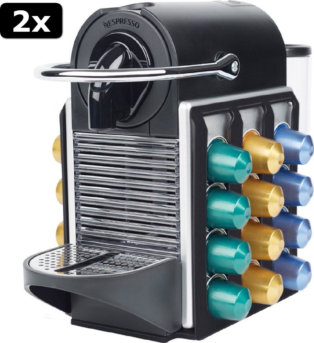 2x Porte-capsules U-CAP Pixie Nespresso 24 pcs | bol.com