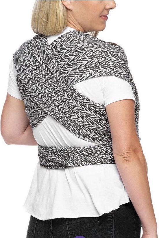 Moby draagdoek | Evolution Wrap - Starn | Zwart & Wit | bol