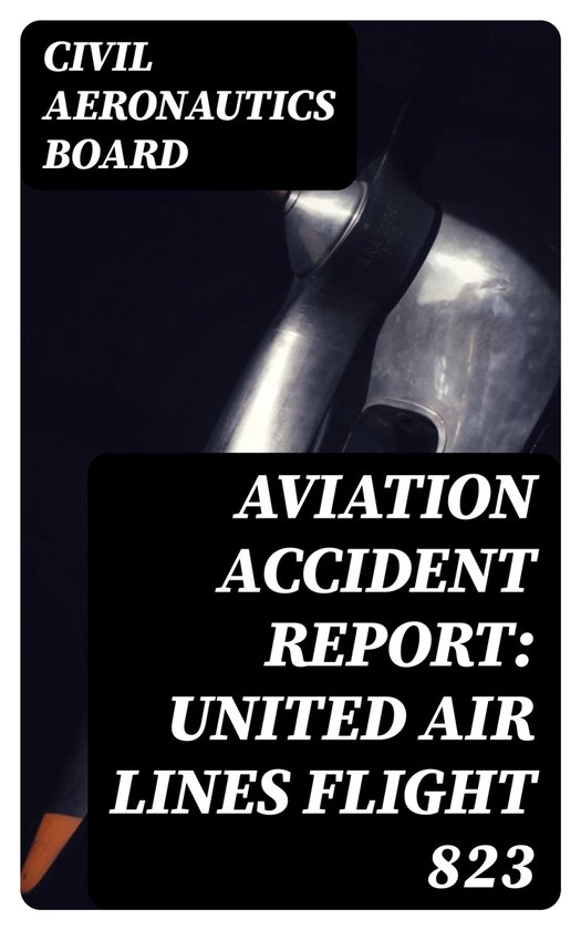 Aviation Accident Report: United Air Lines Flight 823 (ebook), Civil ...