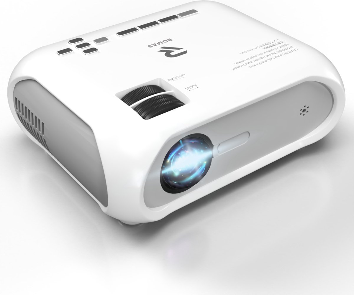 Romas® S5 - Beamer - Input tot Full HD - 6500lumen - Streamen via ...