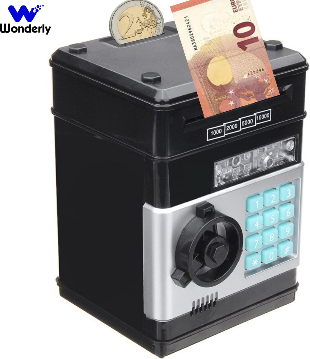 Wonderly Elektrische Spaarpot Volwassenen - Kluisje met Cijferslot ...