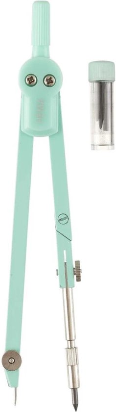 Passer Tweedelig Mintgroen kleurig voor tekenen, schetsen, werk en meer ...