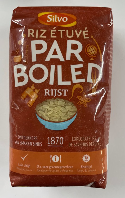 Silvo® | 10 x 1kg Parboiled Rijst | voordeelverpakking | riz étuvé | bol
