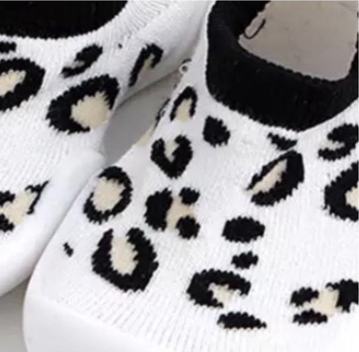 Slofjes Baby - Panter - Voetlengte 12 CM - Anti-Slip Zooltje ...