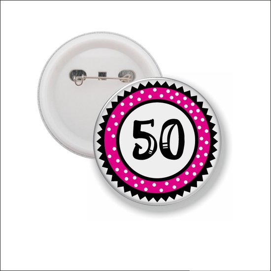 Button Met Speld 58 MM - 50 | bol.com