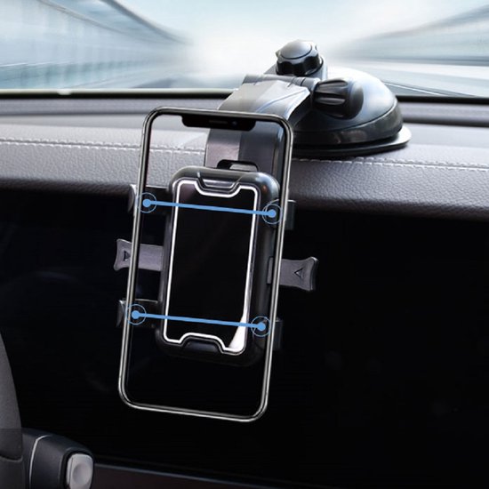 Universeel Telefoonhouder Auto Tot 7 Inch | 360° Verstelbaar Houder Met ...