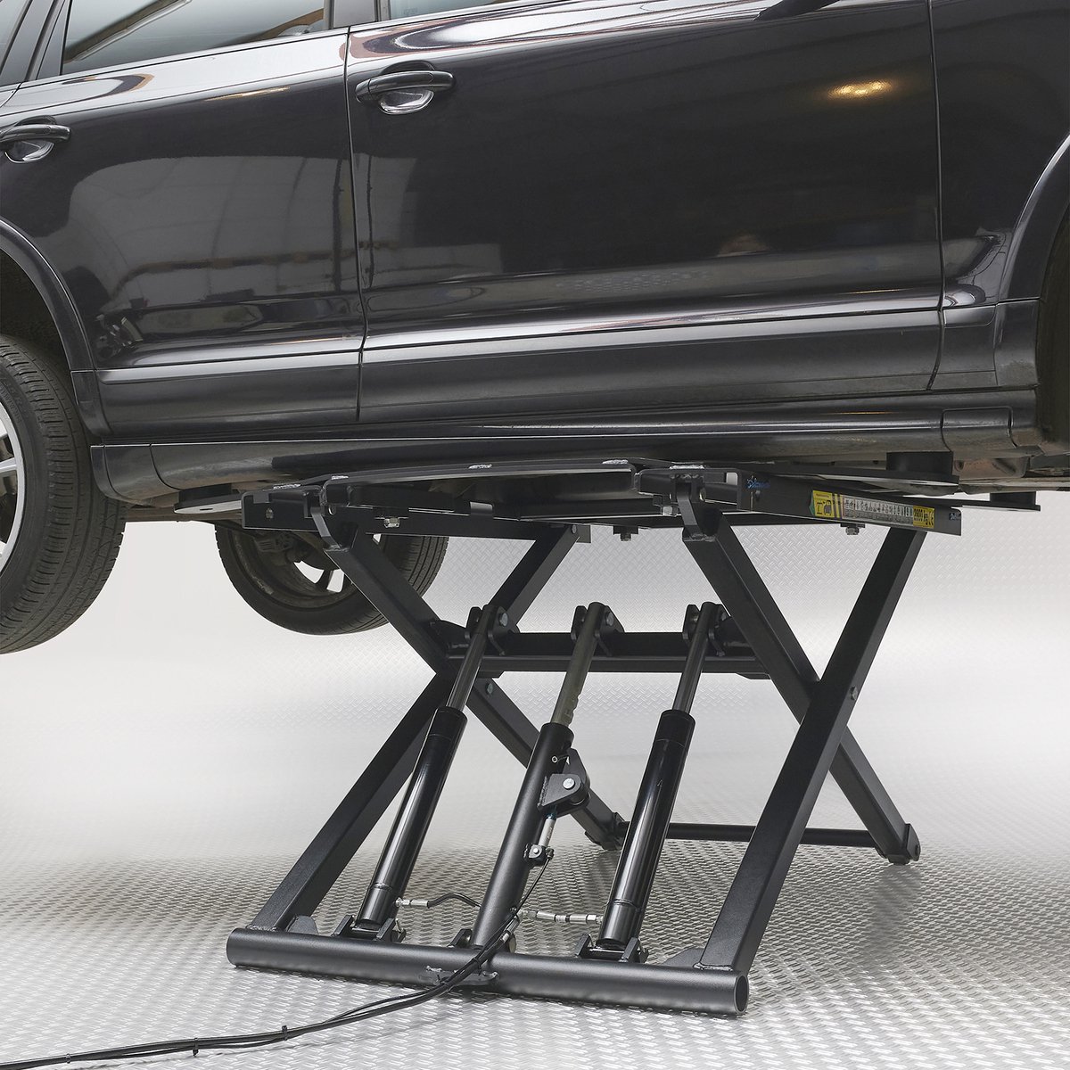 Datona® Auto poetsbrug - 230V - Zwart | bol