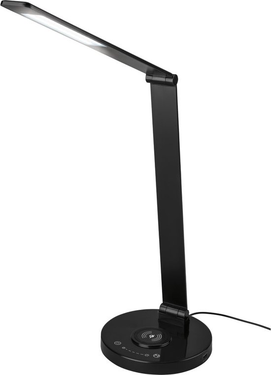 Lumière Bureaulamp Zwart | 1-lichts | Verstelbare LED Bureaulamp ...