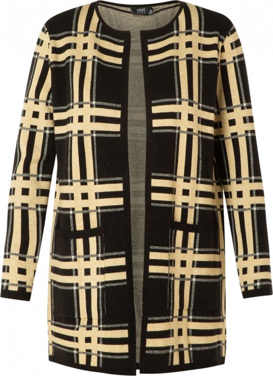 YEST Olivier Vest - Black/Multi-Colour - maat 40 | bol