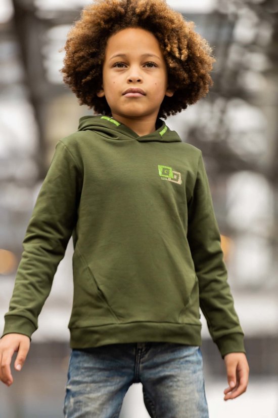 Quapi jongens hoodie Rex Green Wood | bol.com