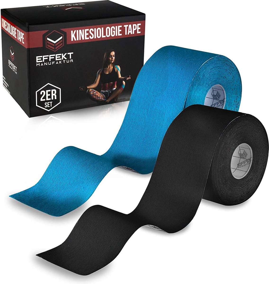 Effekt Manufaktur® Kinesiologische Tape - Medische Fysio Tape, zonder ...