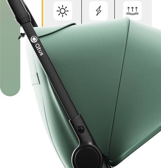 Qtus - Compacte kinderwagen - Wandelwagen - Tot 6 jaar - Green | bol