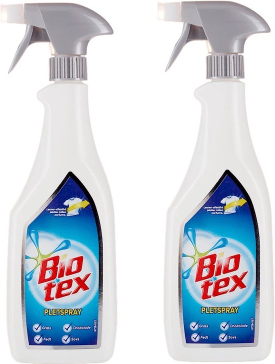 BIOTEX - Vlekkenspray - Zeer effectief - Verwijder hardnekkige vlekken ...