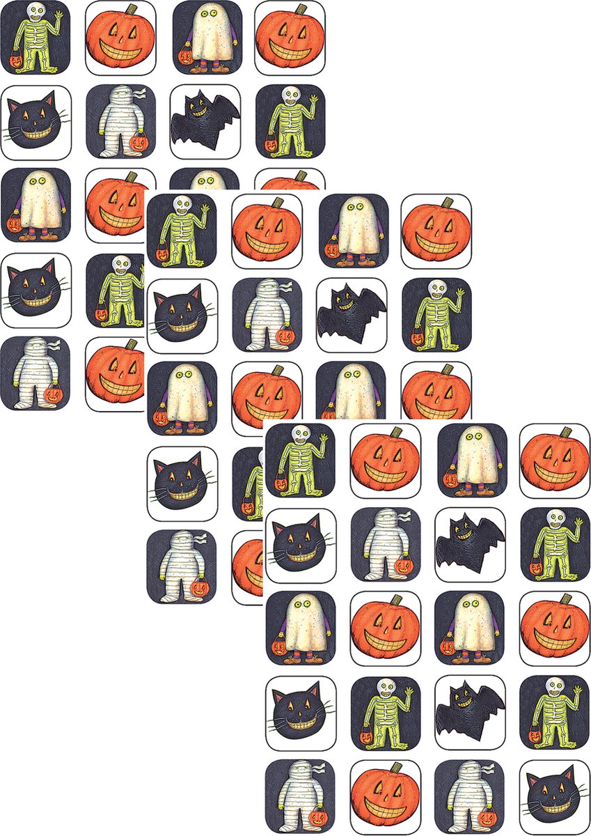 Halloween Stickermix | 60 Leuke Halloweenstickers | Pompoenstickers ...
