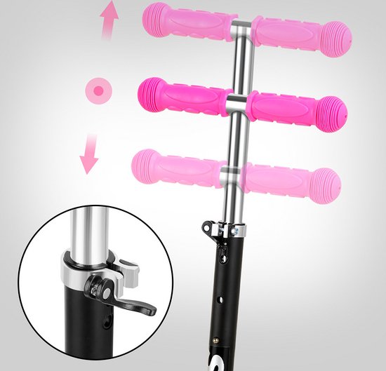 Kinderstep - Step - Met lichtgevende wielen - voor Jongens en Meisjes ...