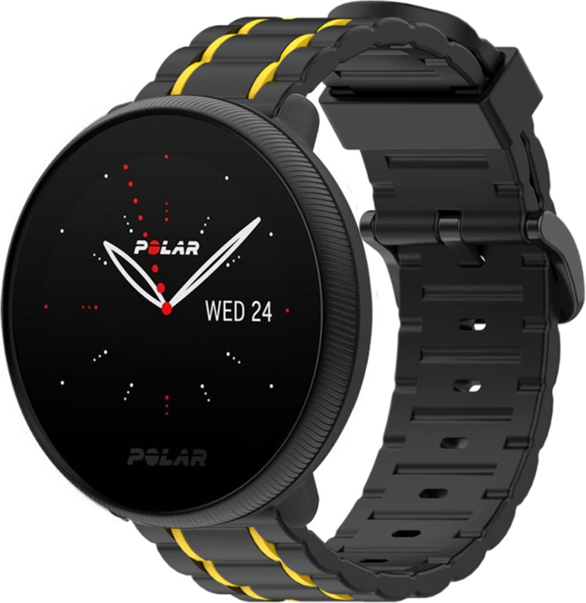Strap-it Siliconen sport gesp bandje - geschikt voor Polar Ignite ...