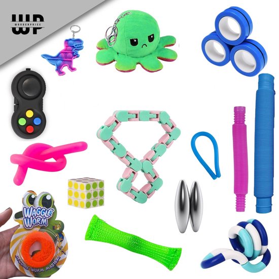 Wonderprice - Fidget Toys - 14 Stuks - Pakket - Pop It - Wacky Track ...