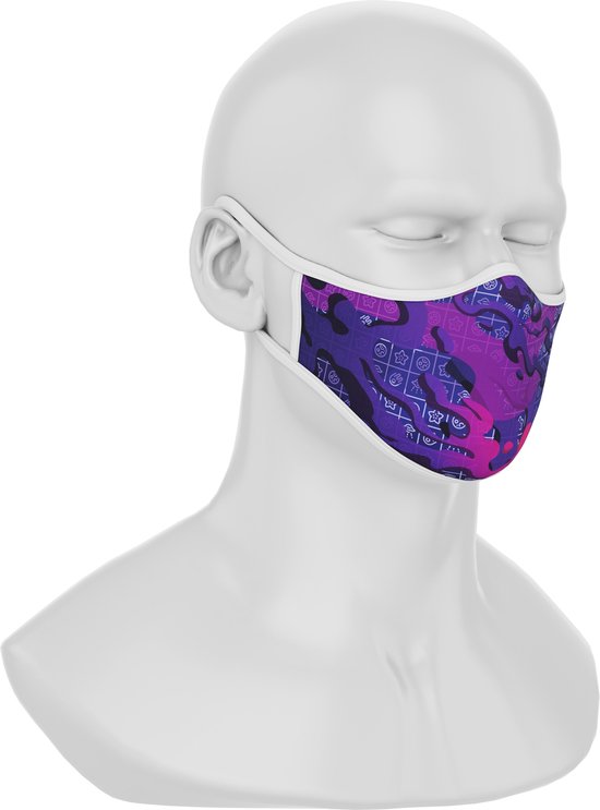 Maskery Mondmasker - PAARSE DROMEN | Gratis Zakje | Mondkapje ...