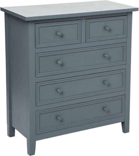 Atmosphera - Commode - 5 Lades - Grijs | bol.com
