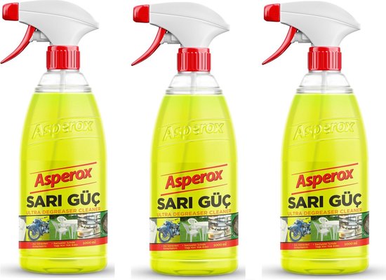 Asperox Super Ontvetter | Ultra Degreaser 3 x 1l | Multipack | bol