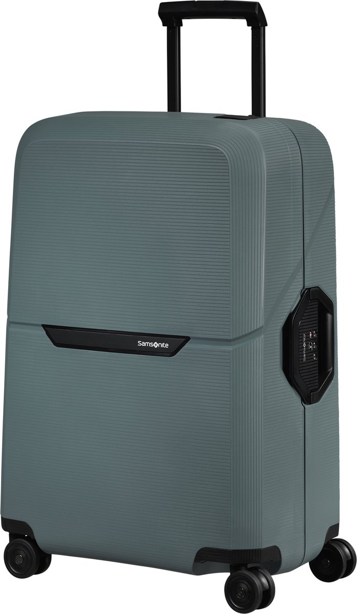 Samsonite Reiskoffer - Magnum Eco Spinner 69/25 (Medium) Petrol Grey ...