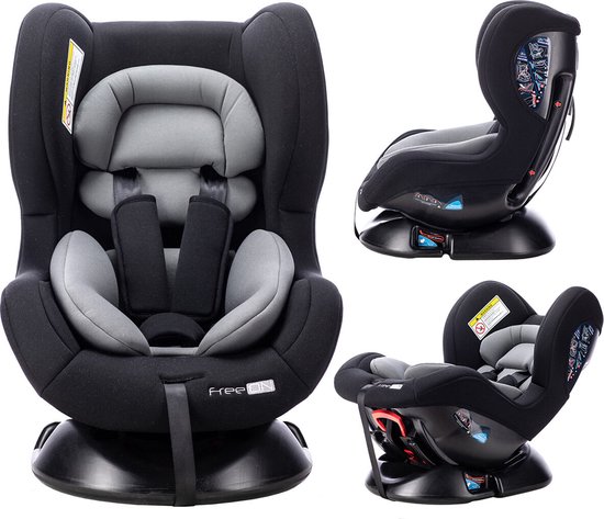 FreeON autostoel Tipo Grijs (0-18kg) - Groep 0+1 autostoel voor ...